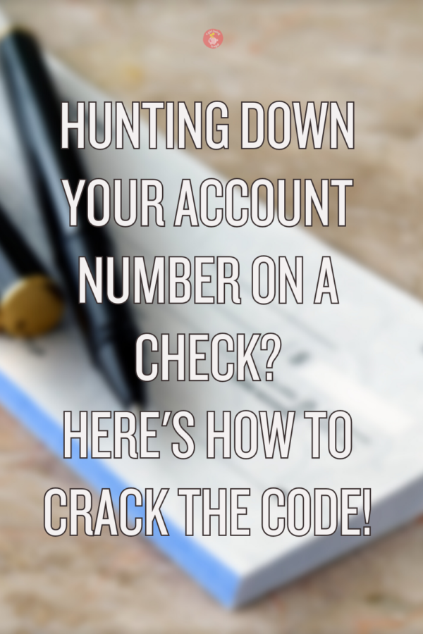 How Do I Find My Account Number on My Check?