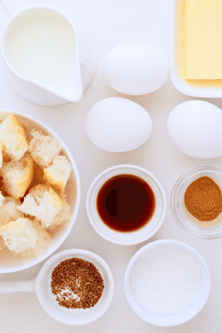 Easy Bread Pudding with Vanilla Sauce – A Budget-Friendly Recipe